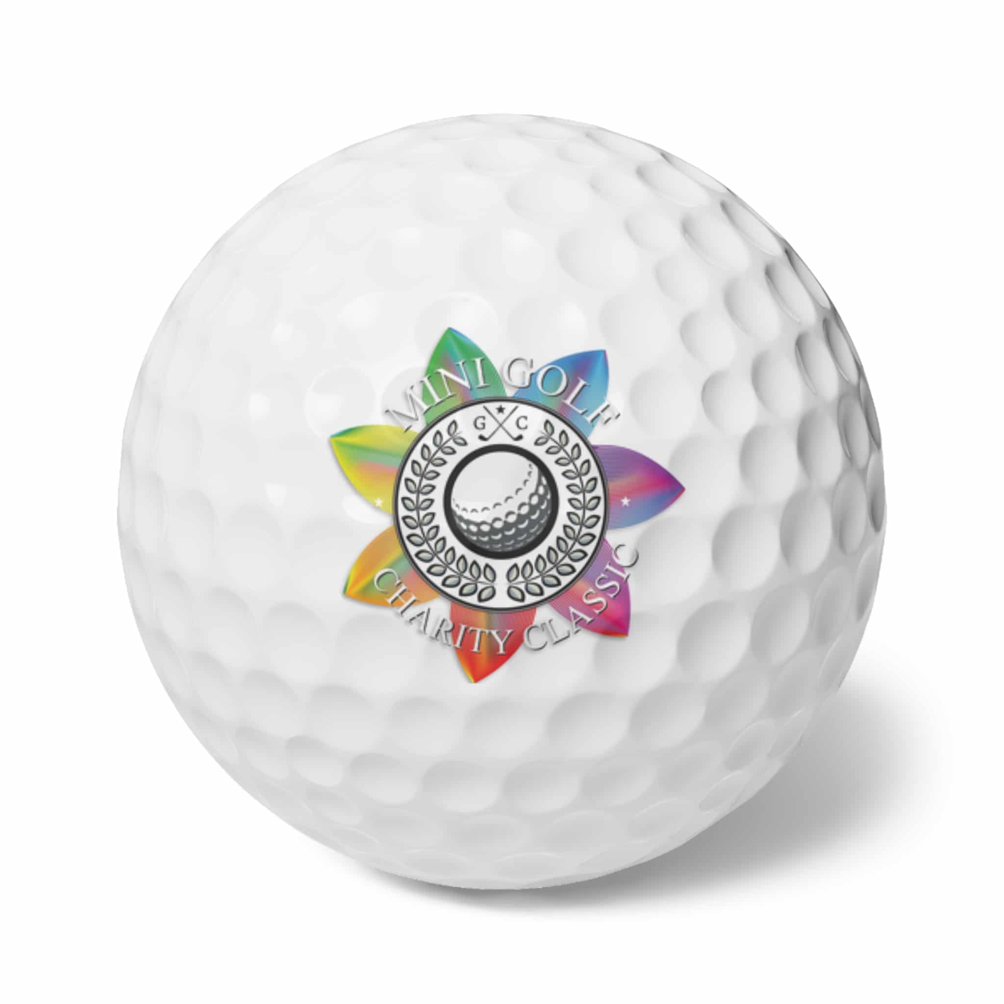 Mini Golf Charity Classic - Golf Balls, 6pcs - Team Builders Plus